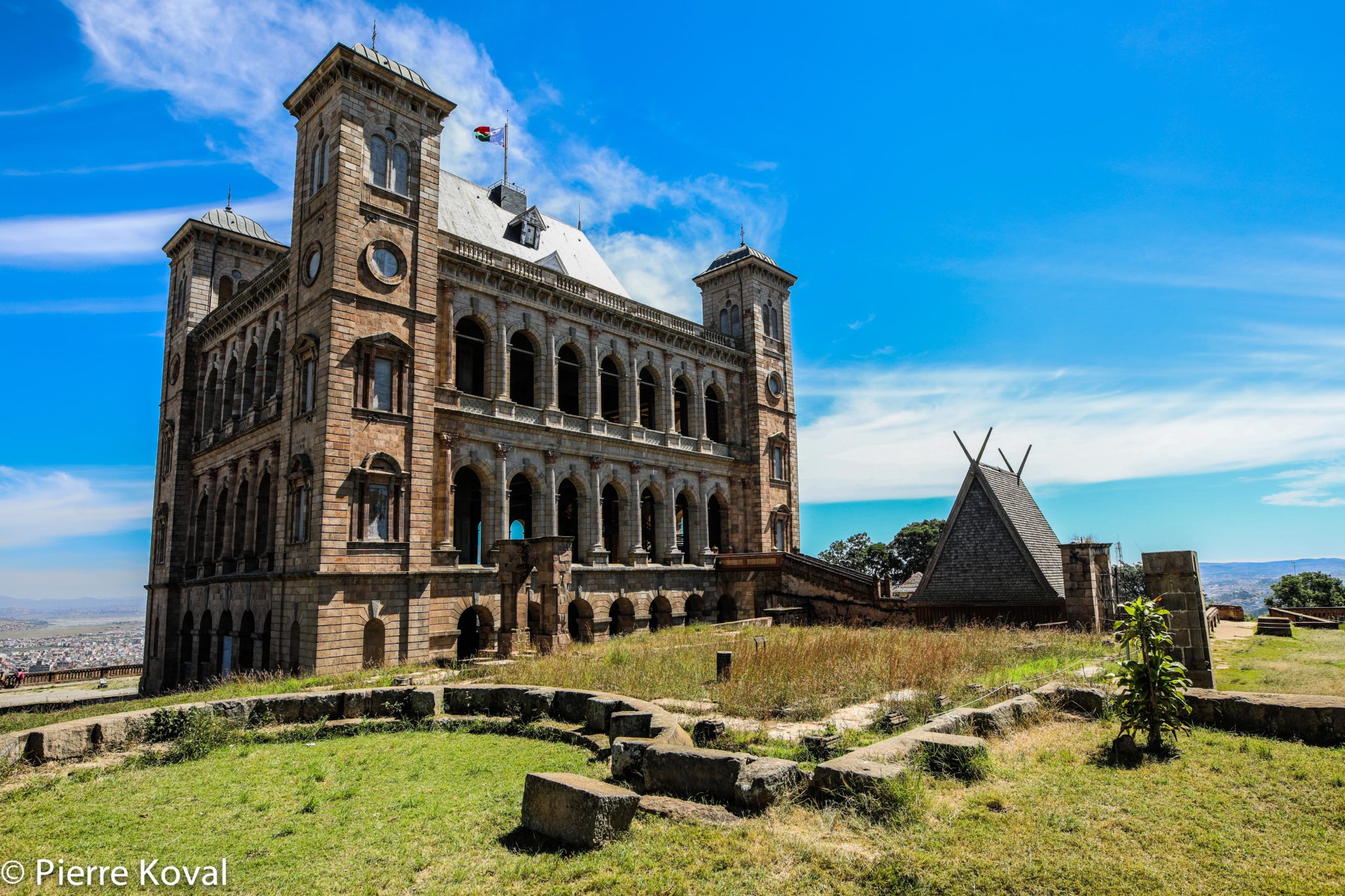 The palaces of Rova Manjakamiadana in Antananarivo